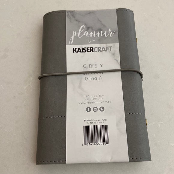 Kaisercraft | Accessories | Kaisercraft Grey Planner | Poshmark
